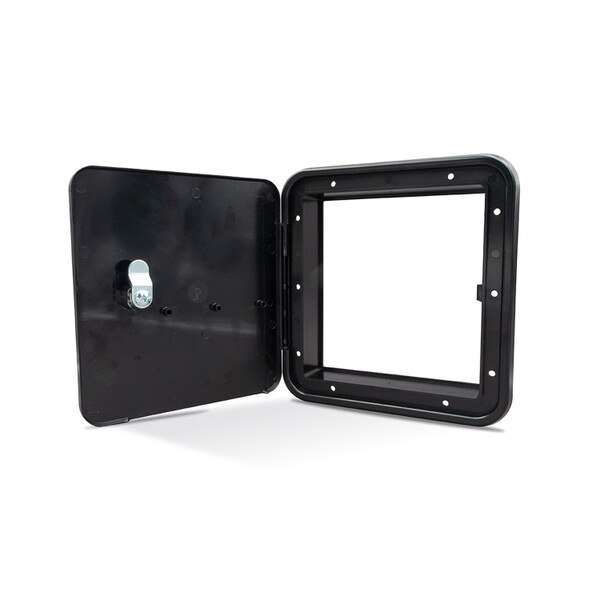 B&B Molders Backless Multi-Purpose Fuel Hatch, Key Lock, Black