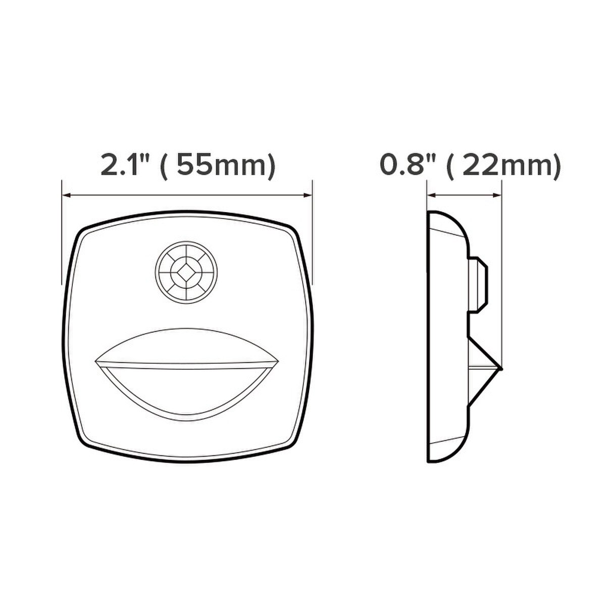 Dream Lighting LED RV Courtesy Motion Sensor Step Light/Ultra Bright ...